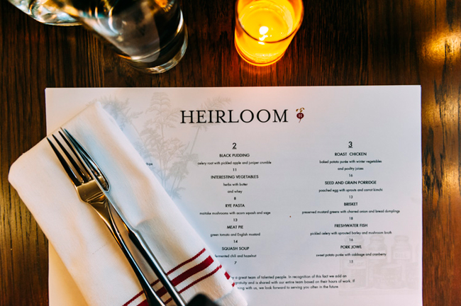 Heirloom in Saint Paul – Heavy Table